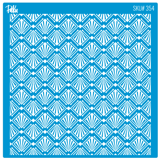 Silk Screen Mesh Stencil for Polymer Clay, Ceramic pottery and Cookies