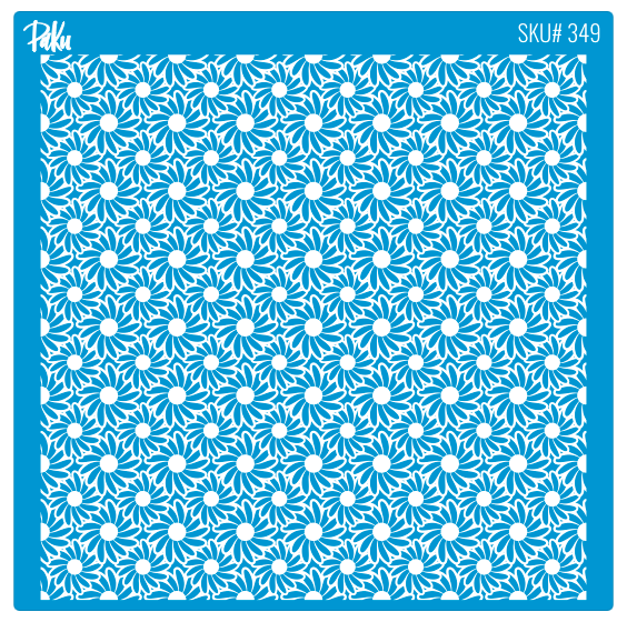 Silk Screen Mesh Stencil for Polymer Clay, Ceramic pottery and Cookies