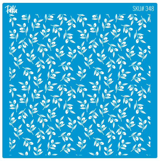 Silk Screen Mesh Stencil for Polymer Clay, Ceramic pottery and Cookies