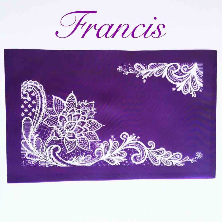 Silk Screen Mesh Stencil for Polymer Clay, Ceramic pottery and Cakes