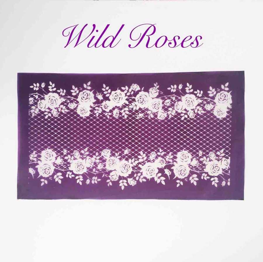 Silk Screen Mesh Stencil for Polymer Clay, Ceramic pottery and Cakes