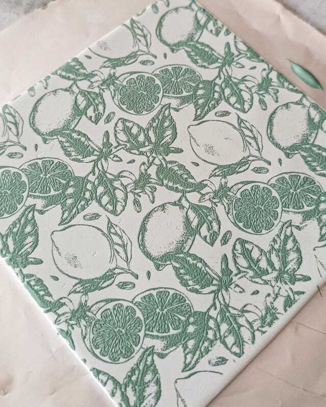 Silk Screen Mesh Stencil for Polymer Clay, Ceramic pottery and Cookies